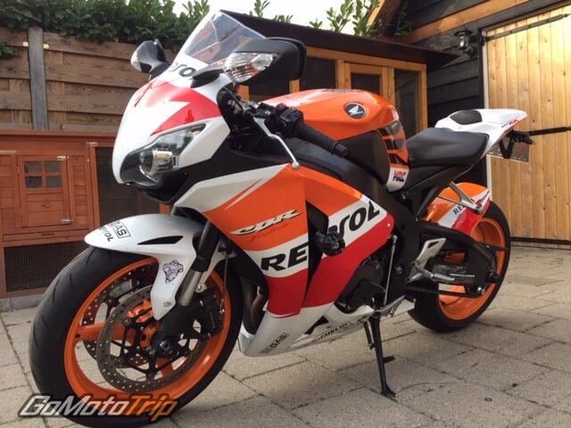 2008-2011 Honda CBR1000RR Repsol White Fairing | GoMotoTrip